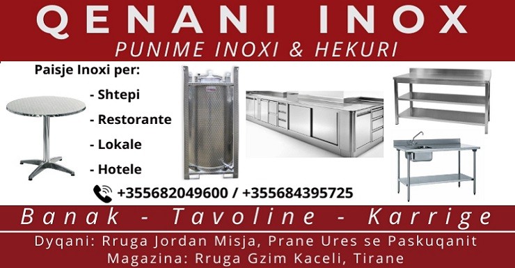 Punime Inoxi / Inoksi Shqiperi & Kosove • Qenani Inox